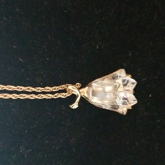 Amway | Jewelry | Amway Crystal Pear Shape With Stem Pendant Signature ...